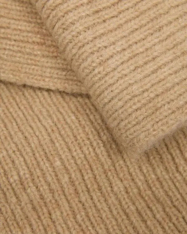 Dries Van Noten Apos;s Moyson Wool Ribbed Scarf - Ecru