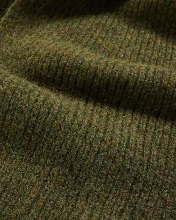 Dries Van Noten Apos;s Moyson Wool Ribbed Scarf - Forest