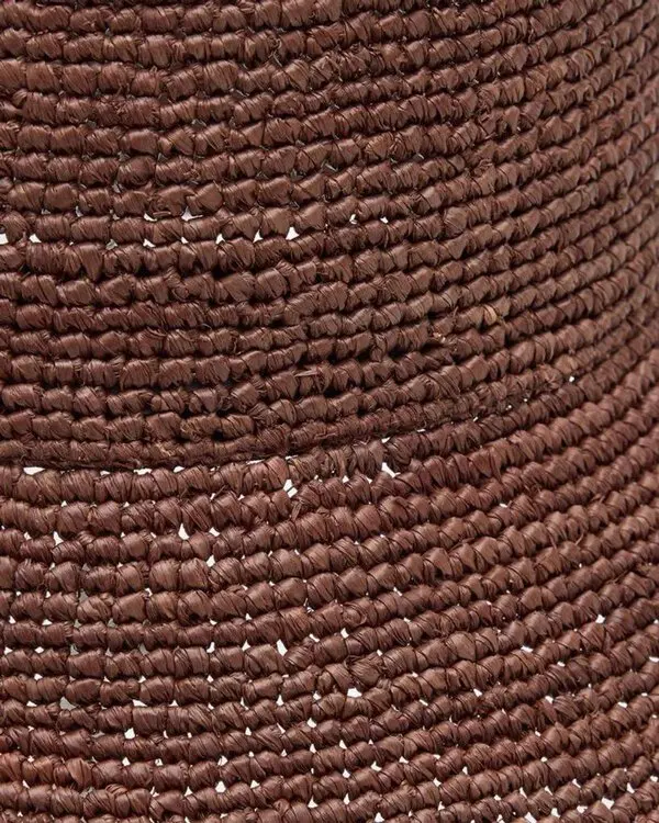 Janessa Leoné Felix Brim Straw Hat - Dkbrwn