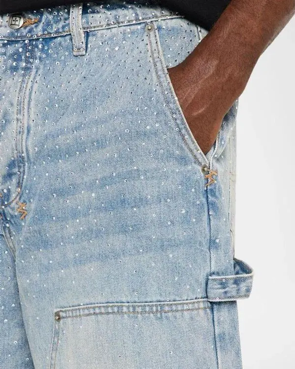 Ksubi Apos;s Maxx Operator Embellished Shorts
