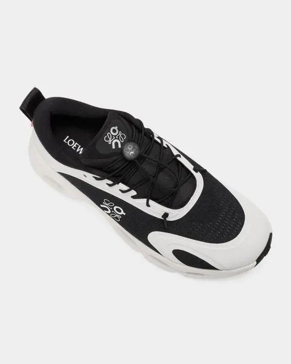Loewe X On Cloudsolo Lightweight Sneakers - Black/eggshell