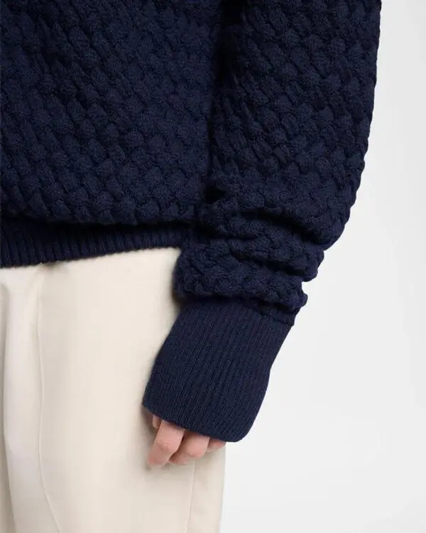 Bottega Veneta Apos;s Intrecciato Wool Knit Cardigan