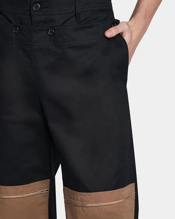 Marni Apos;s Contrast Trim Technical Gabardine Cargo Pants