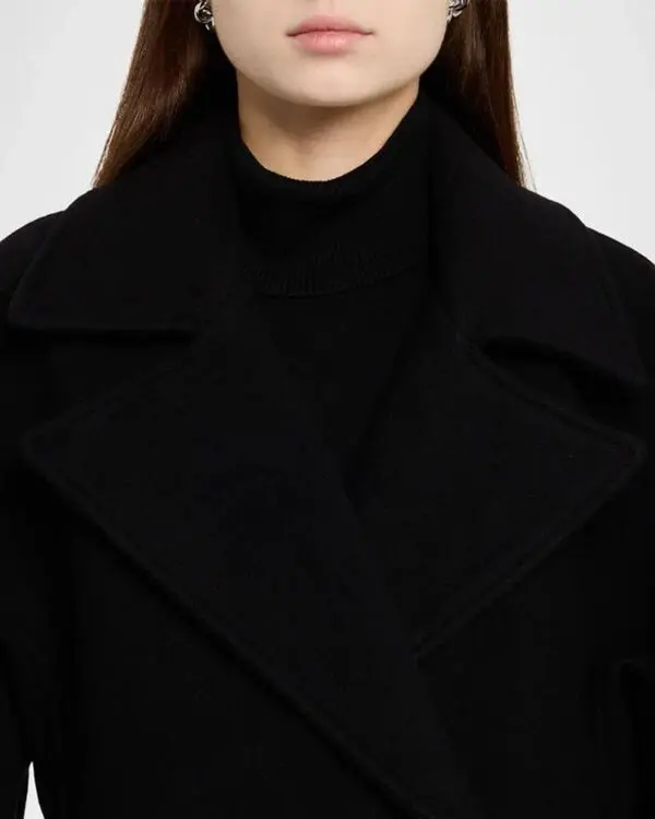 TOTEME Rounded Double-breasted Peacoat