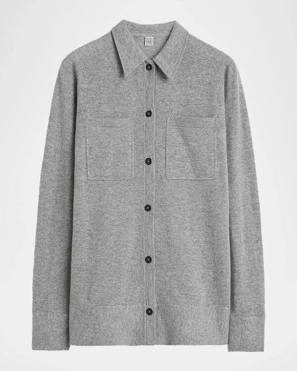 TOTEME Cashmere Patch Pocket Shirt