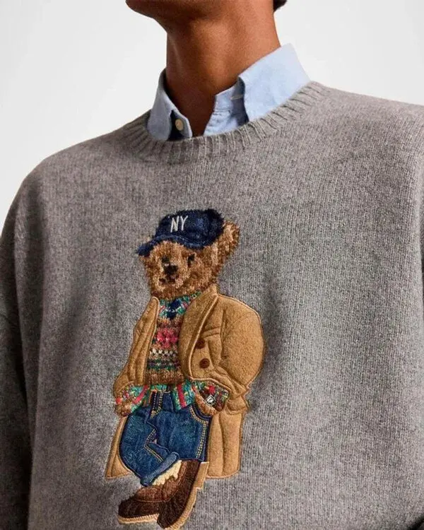 Polo Ralph Lauren Apos;s Wool-blend Polo Bear Sweater