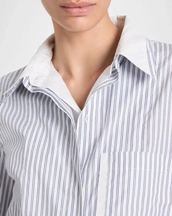 TWP Double Layer Boyfriend Shirt