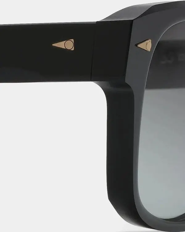 AHLEM Gros Caillou 53mm Rectangular Sunglasses - Black