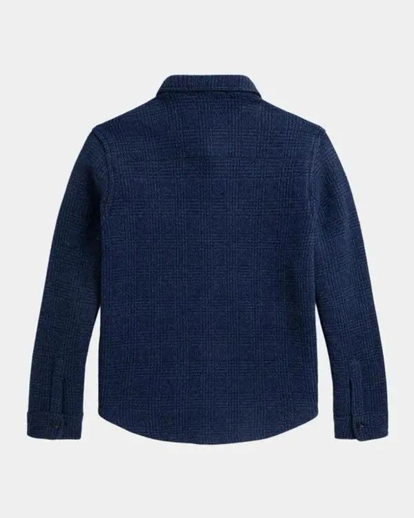 Polo Ralph Lauren Apos;s Brushed Double-faced Wool Shirt Jacket