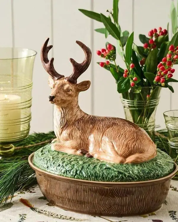 JULISKA Forest Walk Stag Baker With Lid, 3.1 Quarts - Multi
