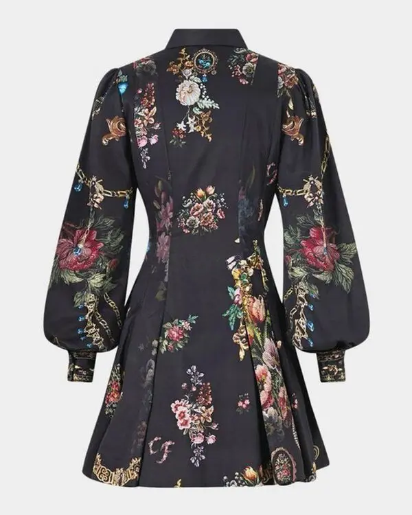 Camilla Night Garden Mini Shirtdress