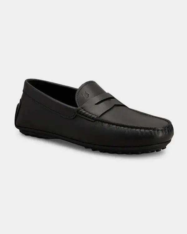 TOD & APOS;S Apos;s Leather Moc-toe Penny Loafers