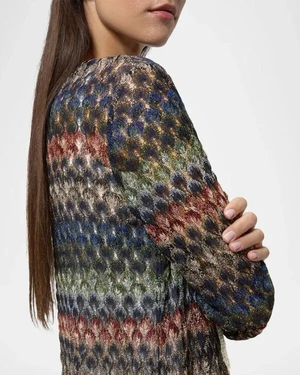 Missoni Chevron Long Cardigan
