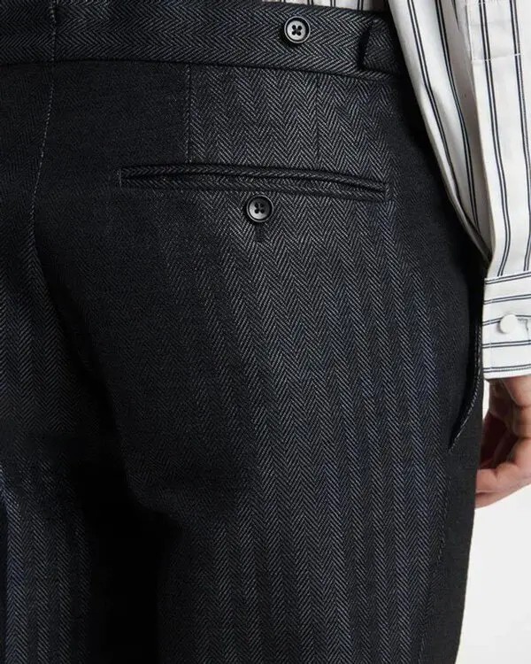 TOM FORD Apos;s Herringbone Flat-front Trousers
