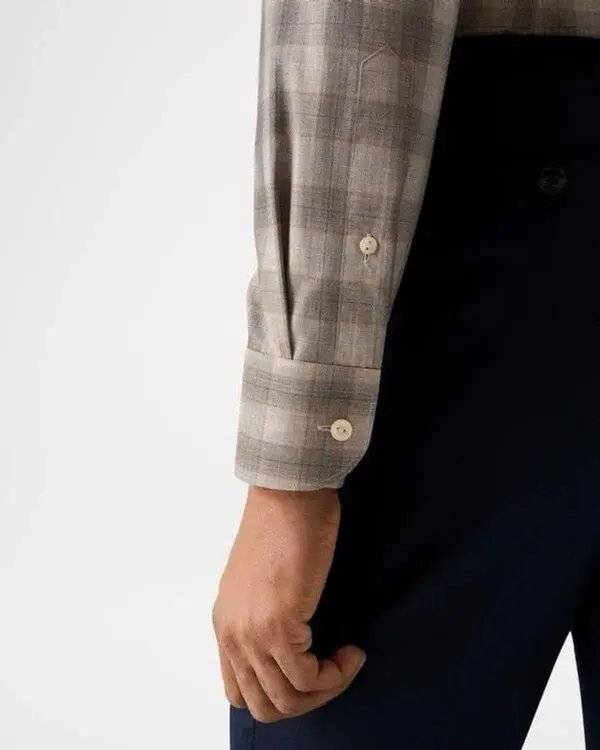Eton Apos;s Slim Fit Check Twill Dress Shirt
