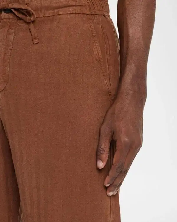 Frescobol Carioca Apos;s Mendes Linen Blend Drawstring Pants