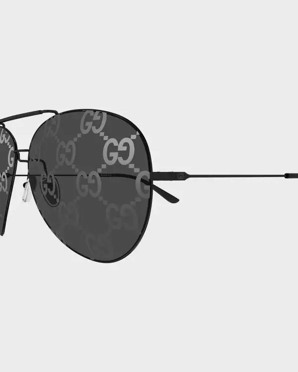 Gucci Apos;s Gg2172s-002 Metal Pilot Sunglasses