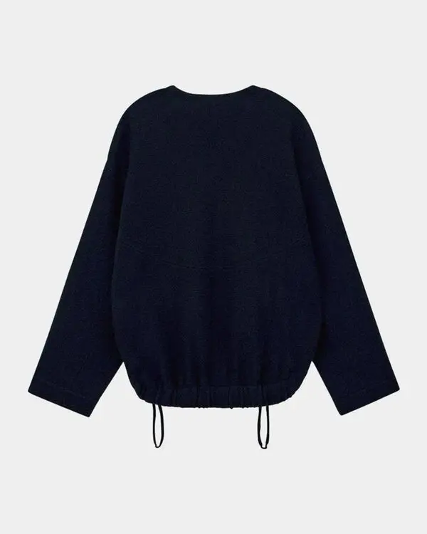 Emporio Armani Drawstring Virgin Wool-cashmere Sweater