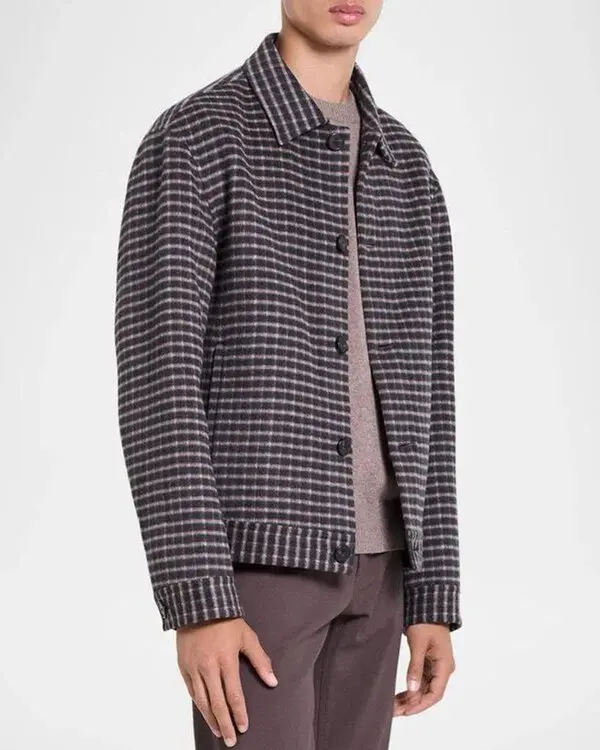 Theory Check Double-face Jacket