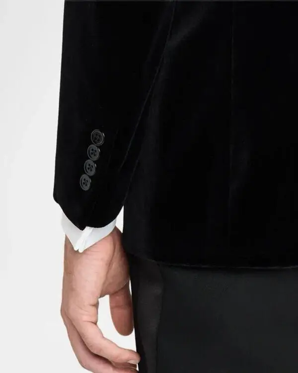 Polo Ralph Lauren Apos;s Cotton Velvet Single-breasted Dinner Jacket