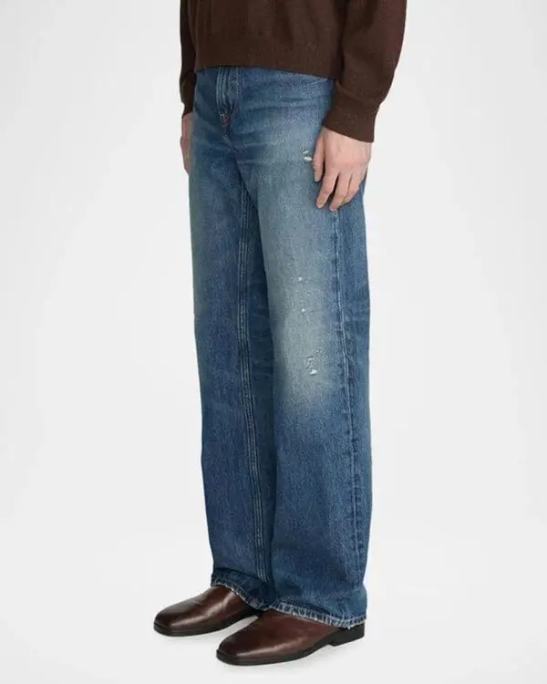 FRAME Apos;s D Whiskered Cotton Bootcut Jeans - Adventure