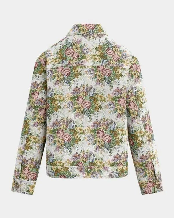 FAVORITE DAUGHTER The Birdie Floral Jacquard Jacket