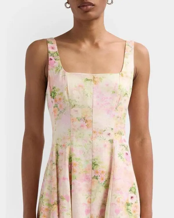 Generation Love Courtney Floral Pleated A-line Mini Dress