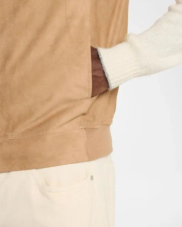 Brunello Cucinelli Apos;s Hooded Full-zip Leather Vest