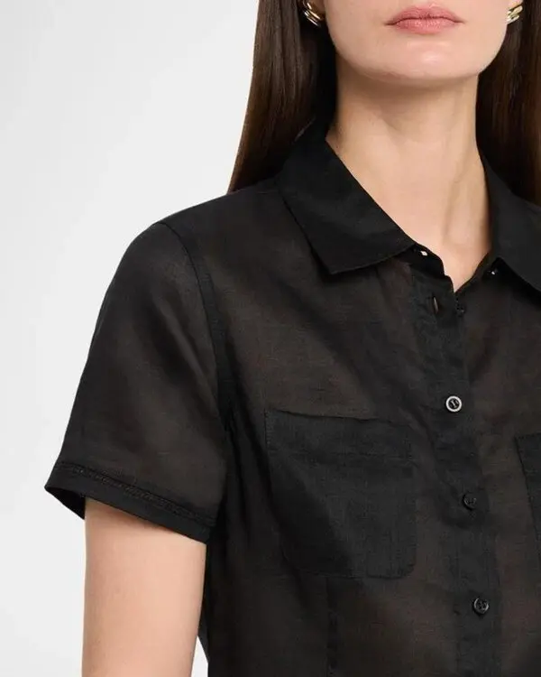 FRAME The Embroidered Seaside Shirt
