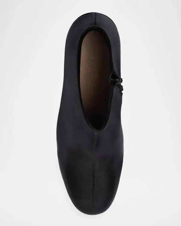 Bernardo 65mm Naomi Leather Ankle Booties - Black