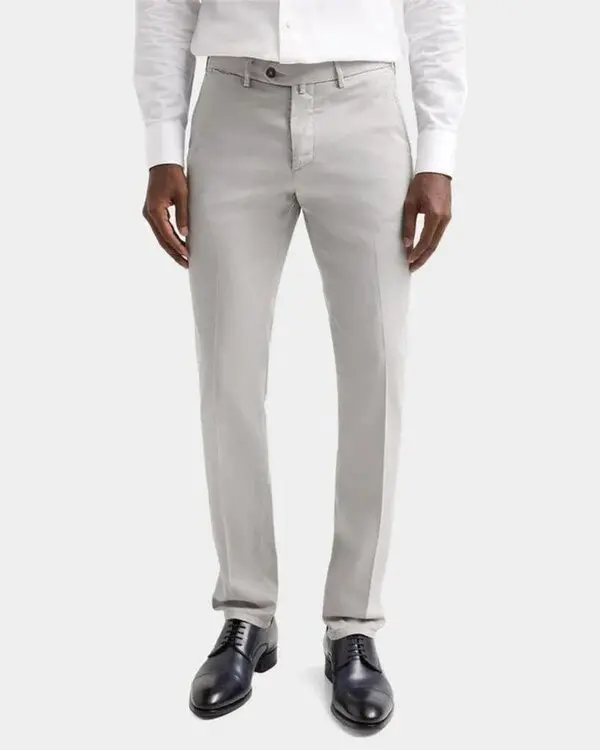 SARTORIO Flat-front Chino Pants