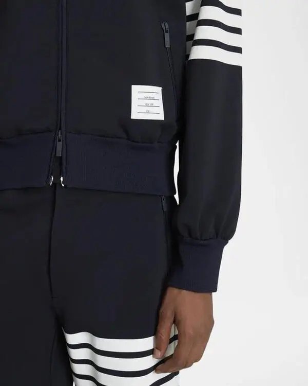 Thom Browne Apos;s 4-bar Full-zip Bomber Jacket