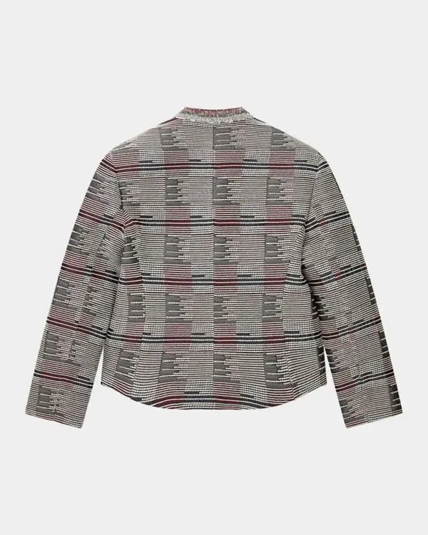 Emporio Armani Geometric Jacquard Blazer - Multi