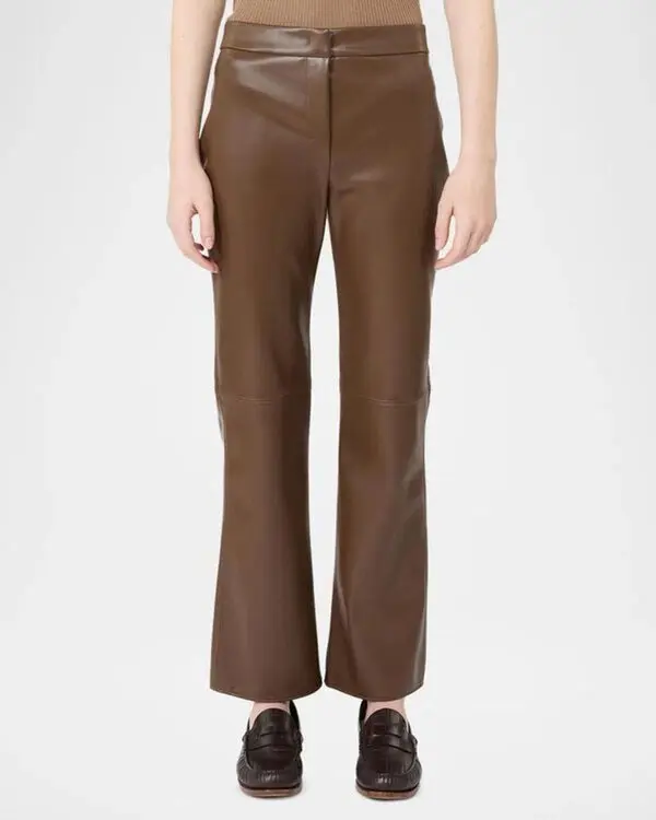 Max Mara Sublime Flare-leg Coated Jersey Trousers