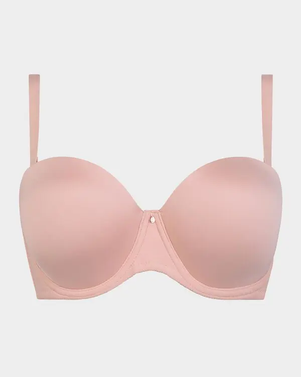 Chantelle Comfort Chic Full-coverage Strapless Bra - Rose