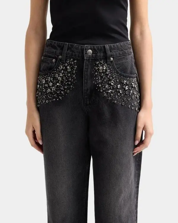 Ksubi Low Rider Embellished Jeans