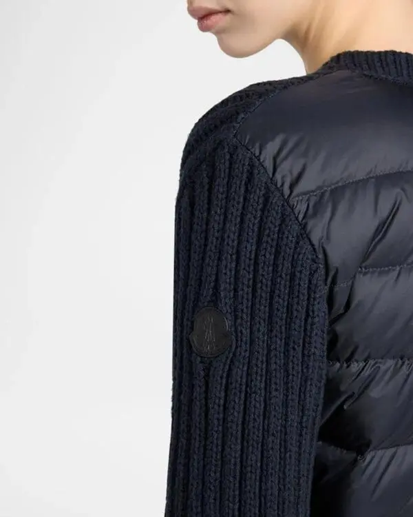 Moncler Padded Knit Cardigan