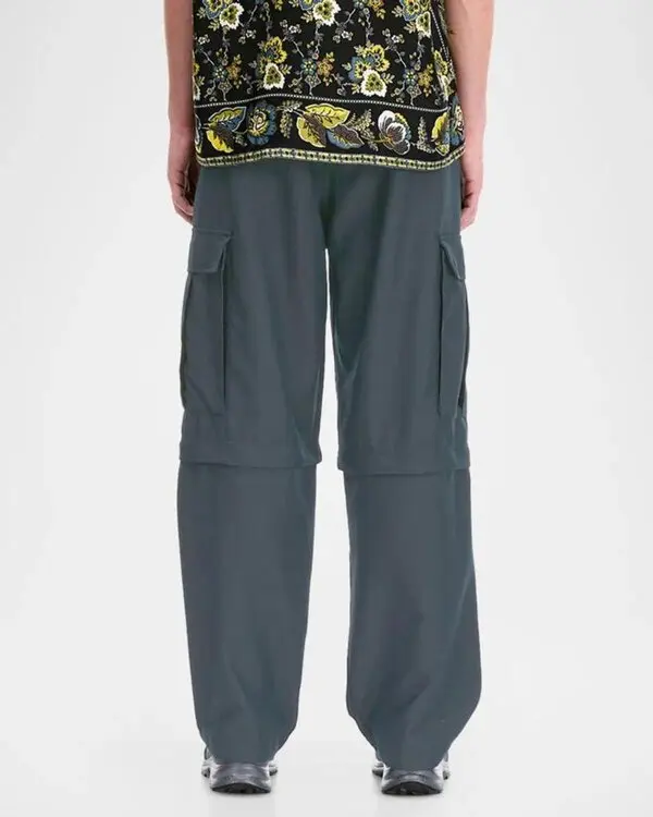 VOWELS Apos;s Chambray Convertible Cargo Pants