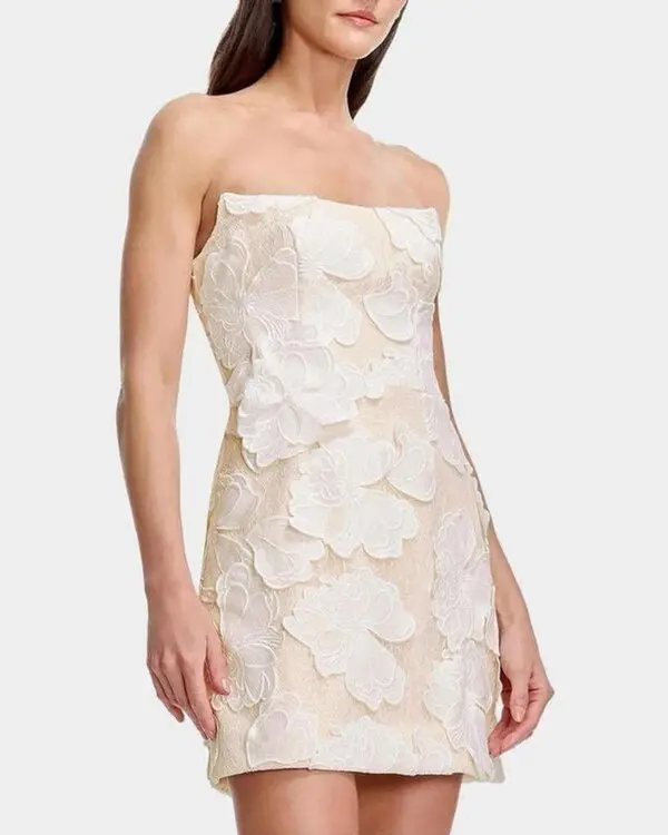 Dress The Population Amity Strapless Sheath Minidress