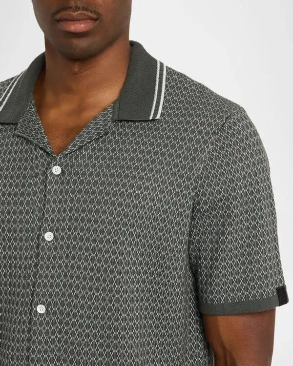 Rag & Bone Apos;s Harvey Cotton-blend Short-sleeve Shirt