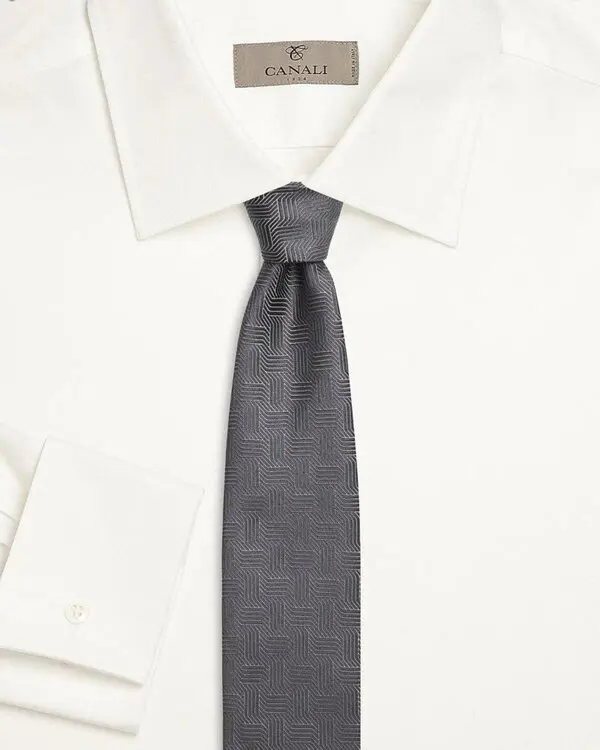 Canali Apos;s Art Deco Silk Tie