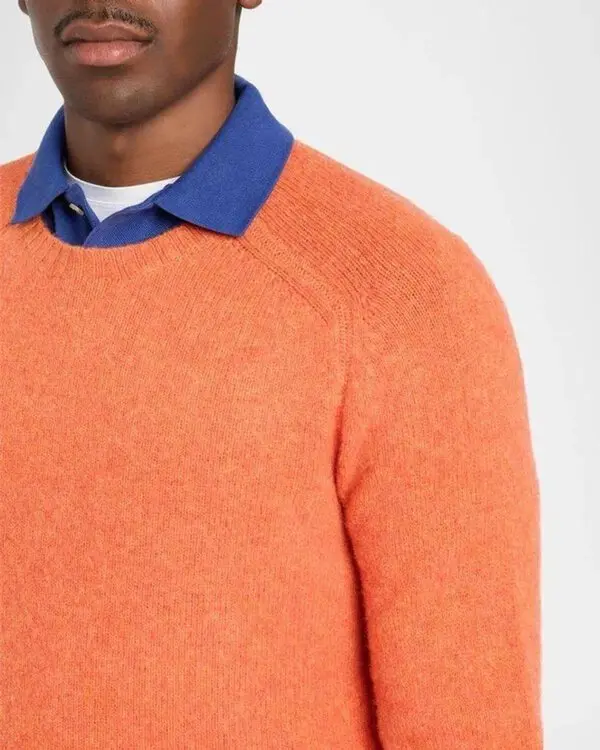Polo Ralph Lauren Apos;s Suede-patch Wool-cashmere Sweater