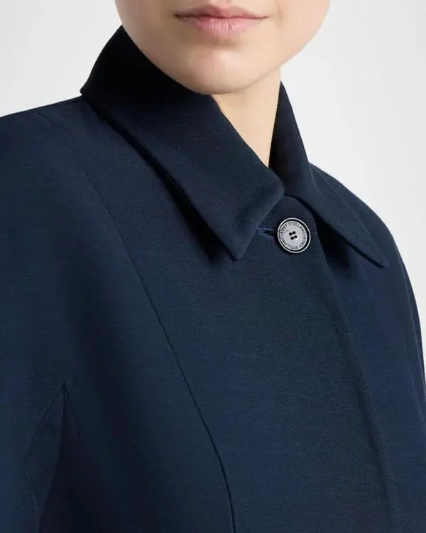 Stella McCartney Dolman-sleeve Wool Peplum Jacket