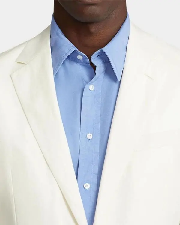 Ralph Lauren Purple Label Apos;s Hadley Hand-tailored Silk-linen Jacket