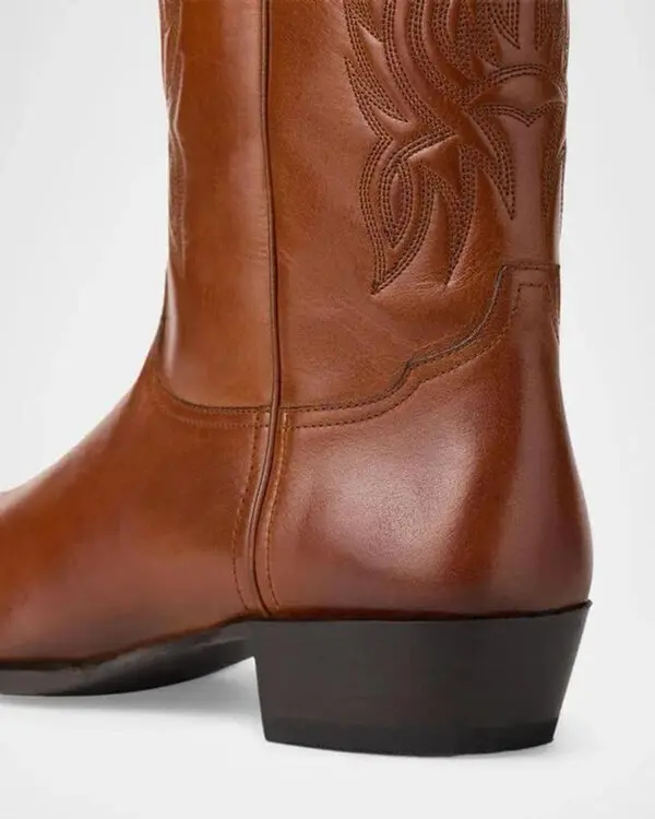 Ralph Lauren Apos;s Leather Western Boots