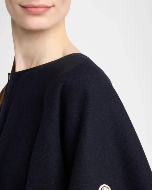 Moncler Padded Wool-blend Cape