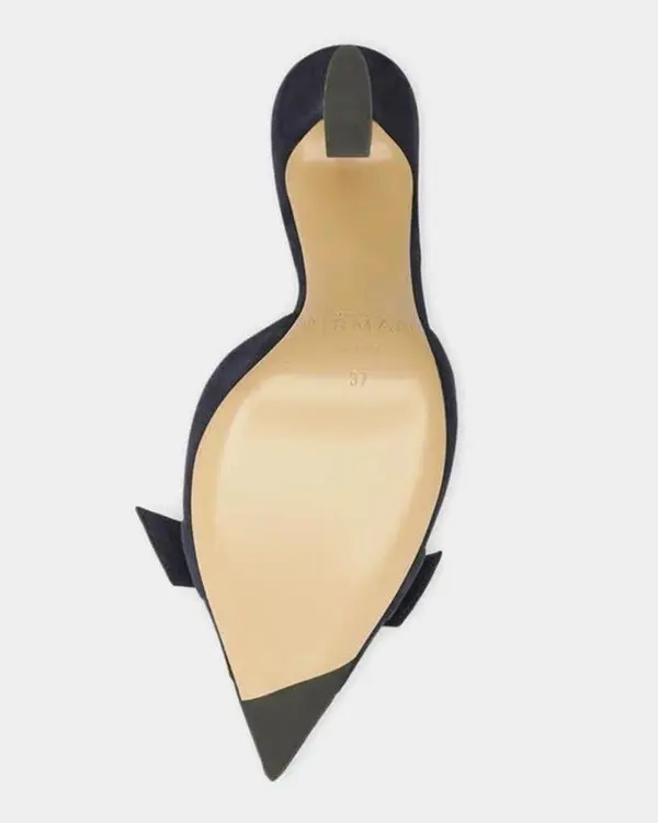 ALEXANDRE BIRMAN 85mm Clarita Suede Slingback Sandals