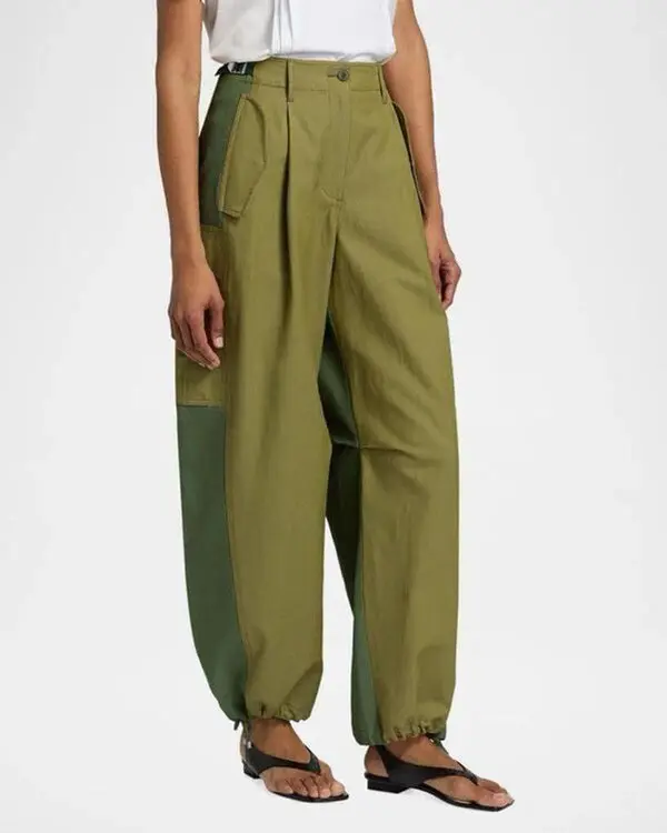 3.1 Phillip Lim Colorblocked Utility Cargo Pants