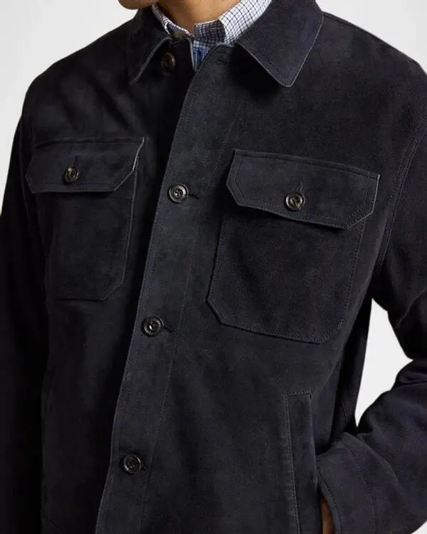 Polo Ralph Lauren Apos;s Suede Trucker Jacket