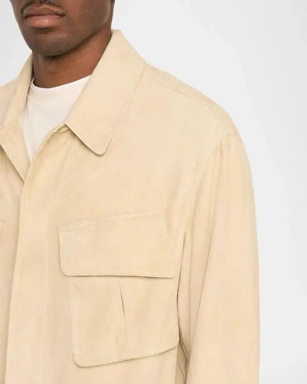 Ralph Lauren Purple Label Apos;s Suede Field Jacket
